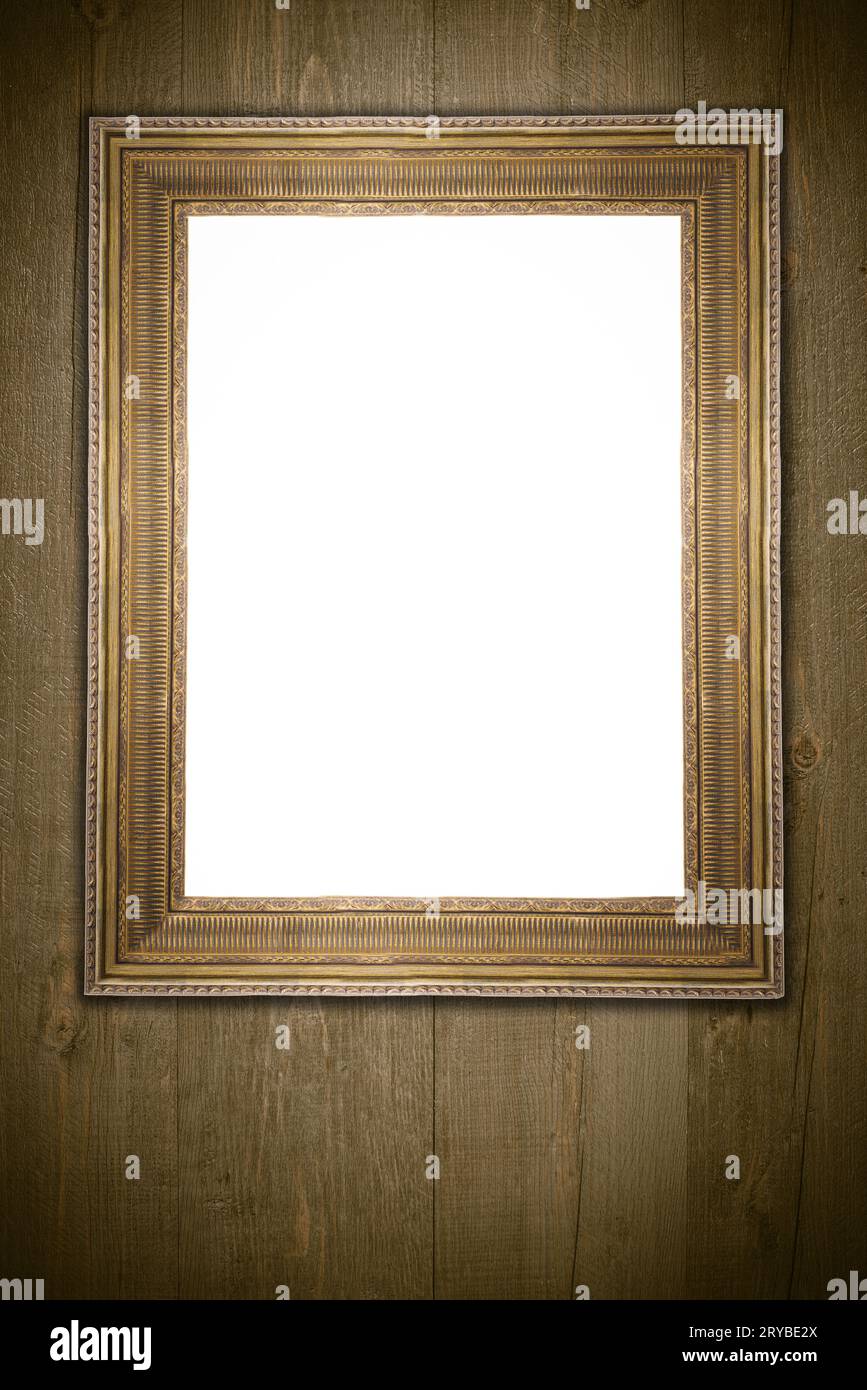 Old picture frame Stock Photo - Alamy