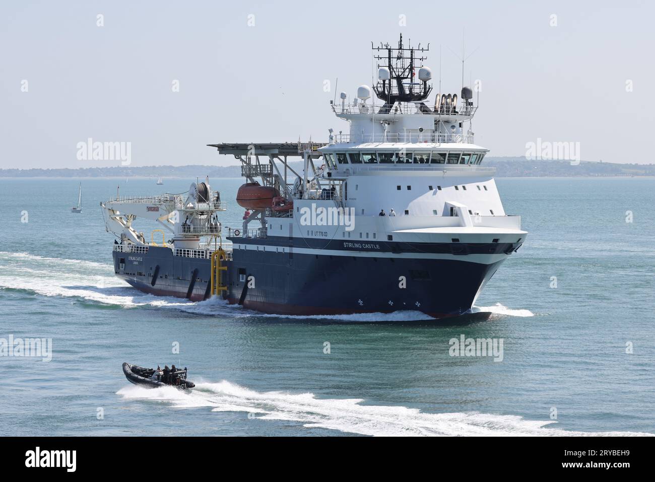The Royal Fleet Auxiliary mine counter measures mother ship RFA ...
