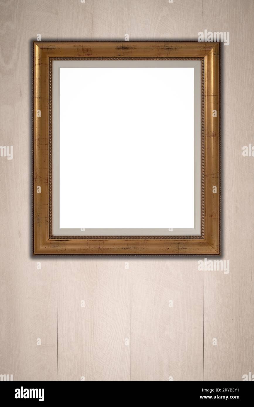 Old picture frame Stock Photo - Alamy