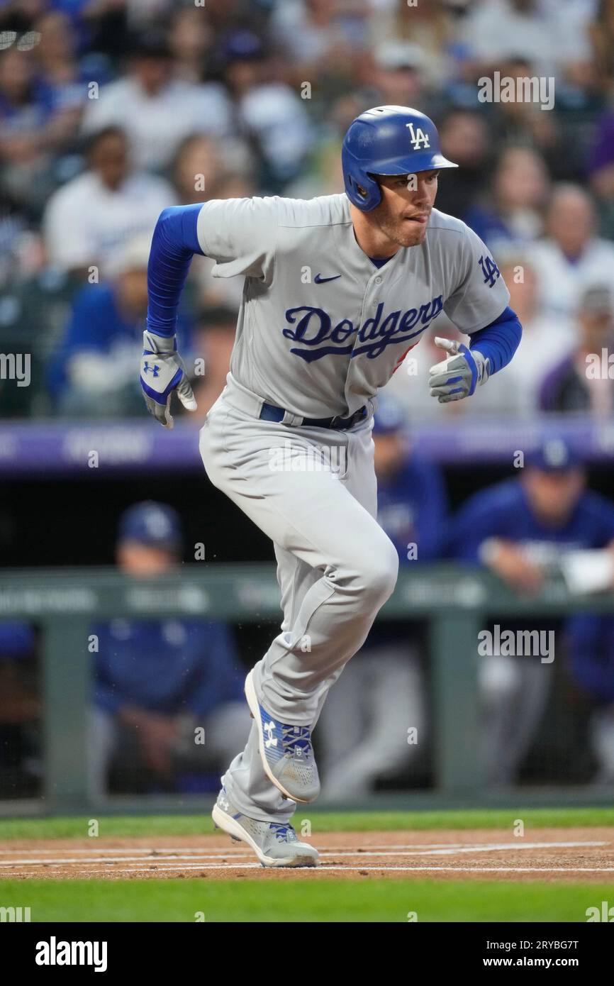 Los Angeles Dodgers first baseman Freddie Freeman (5) in the first ...
