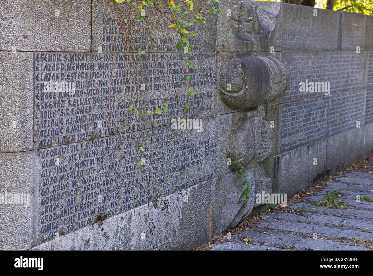 Sarajevo, Bosnia and Herzegovina - Sep 28, 2023: This memorial complex ...