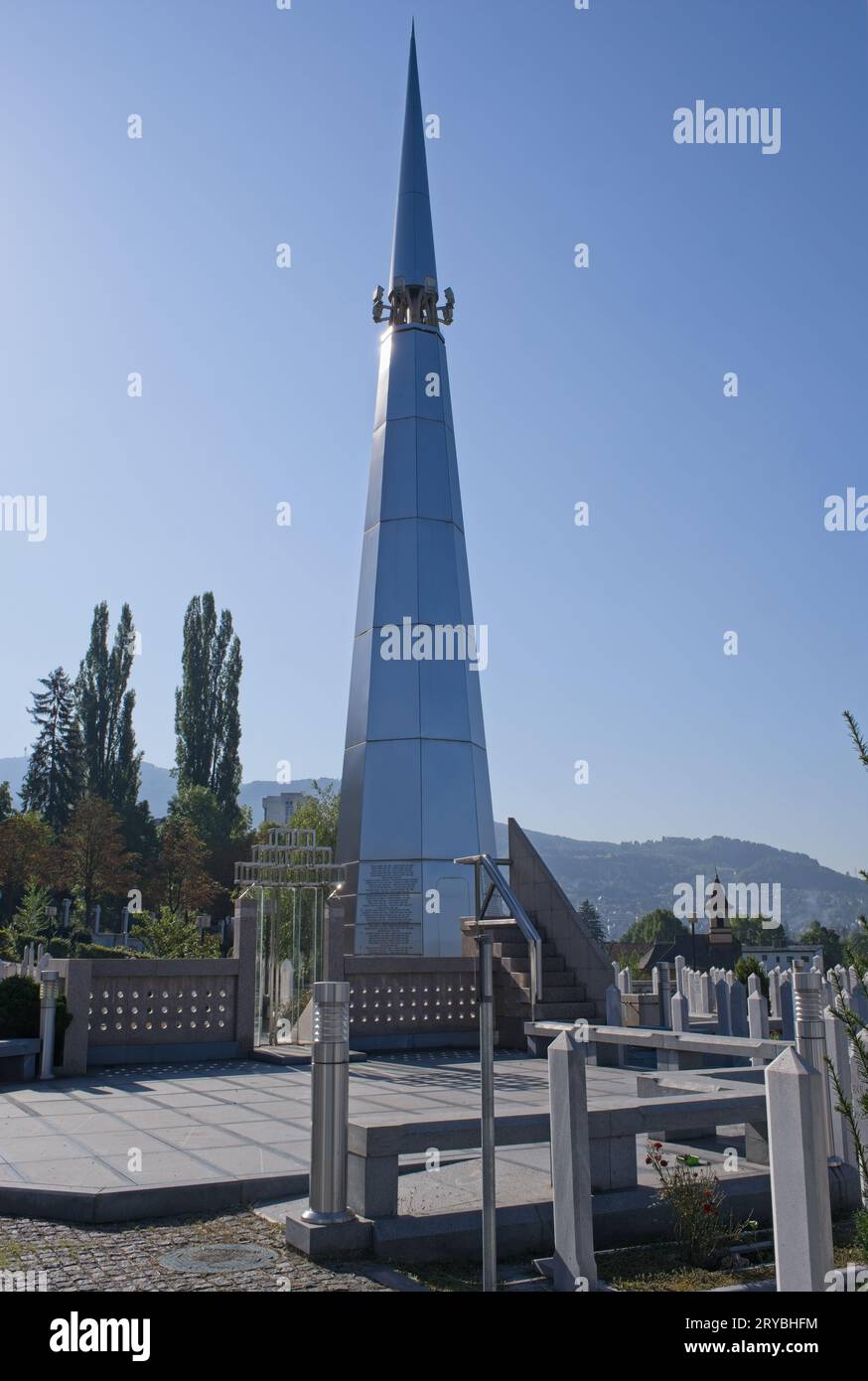 Sarajevo cemetery stadium hi-res stock photography and images - Alamy