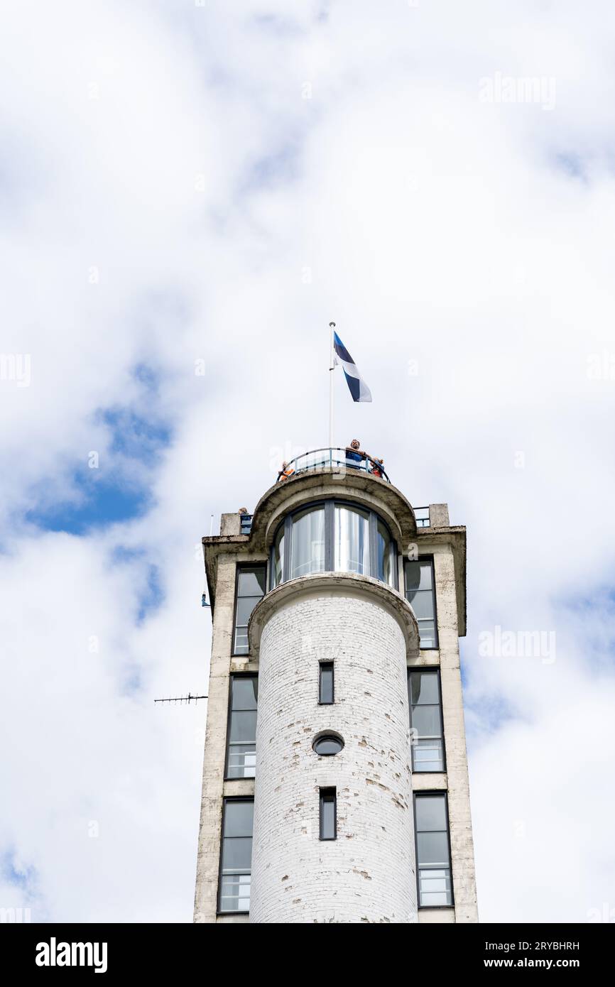 Haanja, Estonia - 07.19.2023: Suure Munamae observation tower in ...