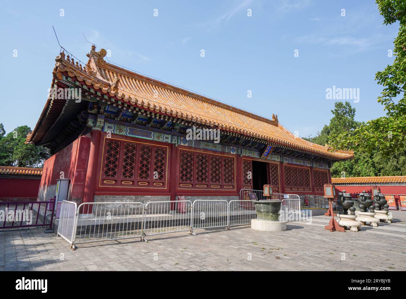 Beijing City, China - July 2, 2023: Beijing Ditan Park Classical ...