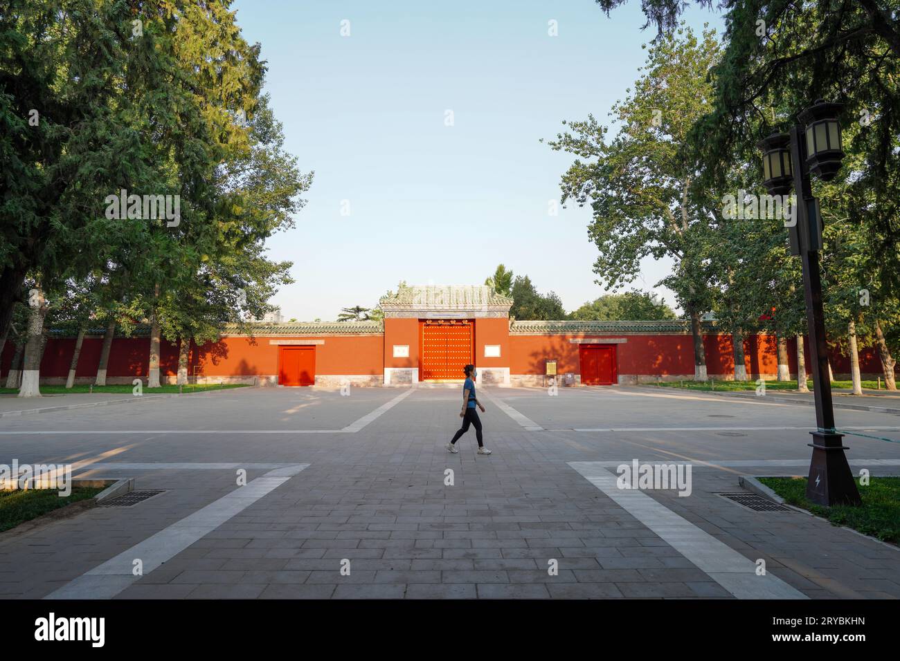 Classical Architecture of Beijing Ditan Park Stock Photo - Alamy