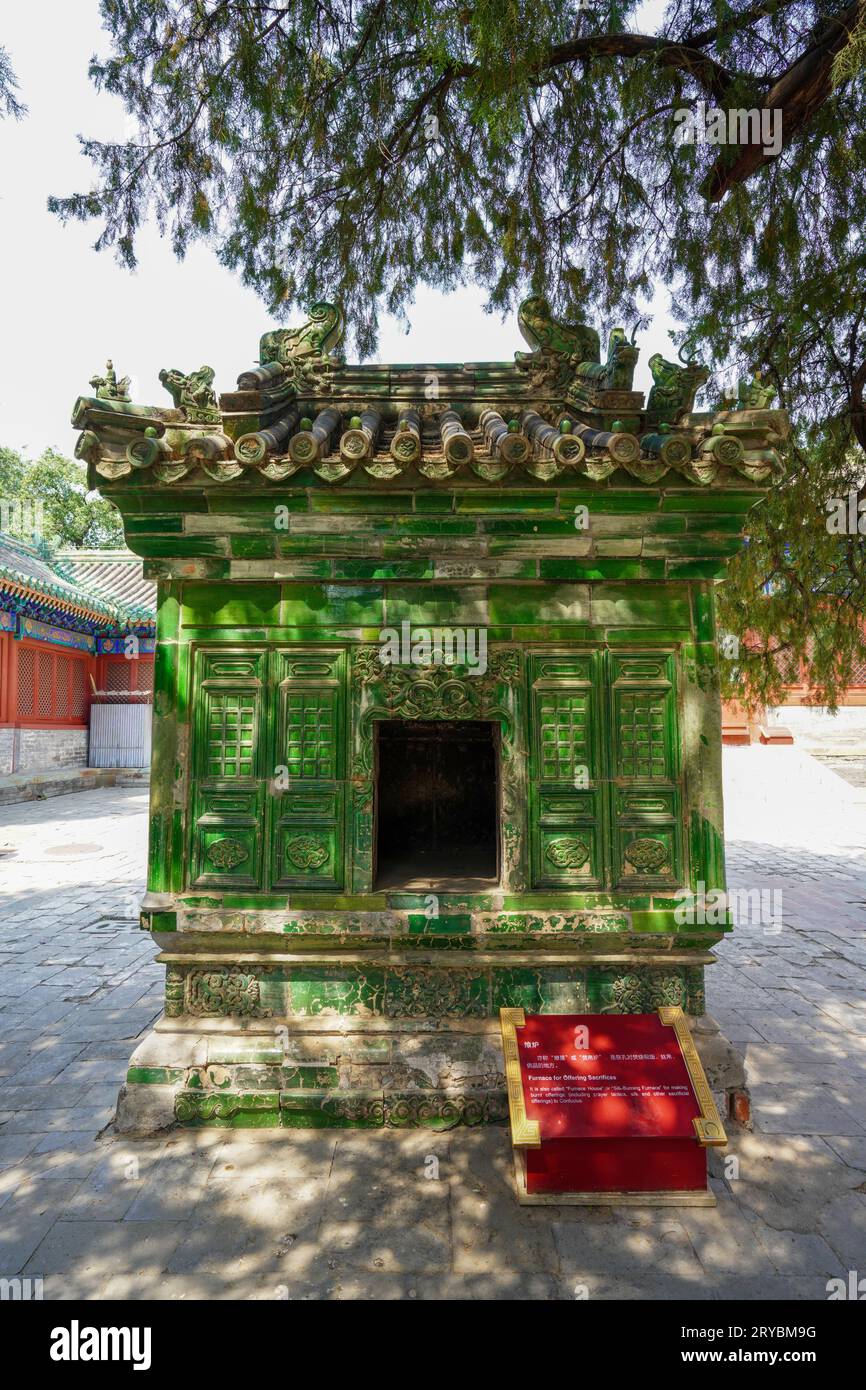Beijing City, China - July 2, 2023: Burning Fires in Beijing Temple of ...