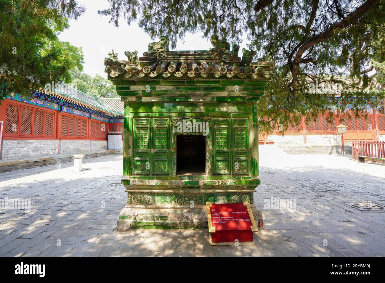 Beijing City, China - July 2, 2023: Burning Fires in Beijing Temple of ...