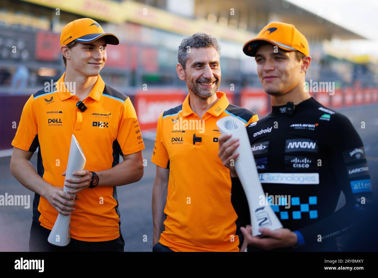 Suzuka Grand Prix Circuit, 30 September 2023: Lando Norris (GBR) and ...