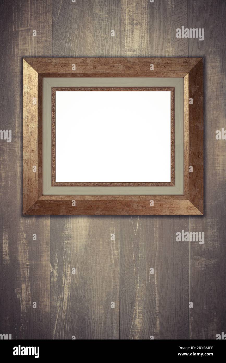 Old picture frame Stock Photo - Alamy