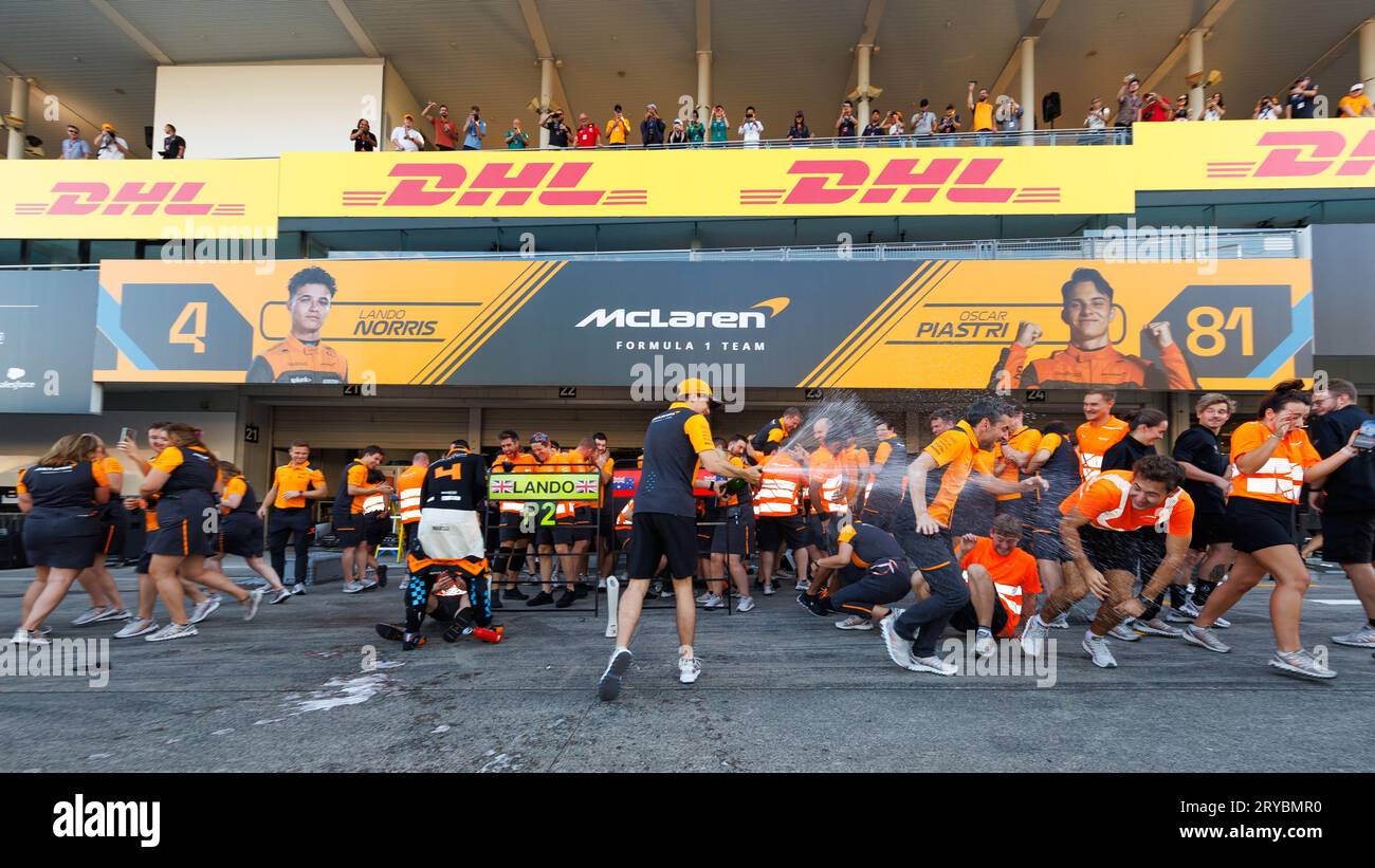 Suzuka Grand Prix Circuit, 30 September 2023: Lando Norris (GBR) and ...