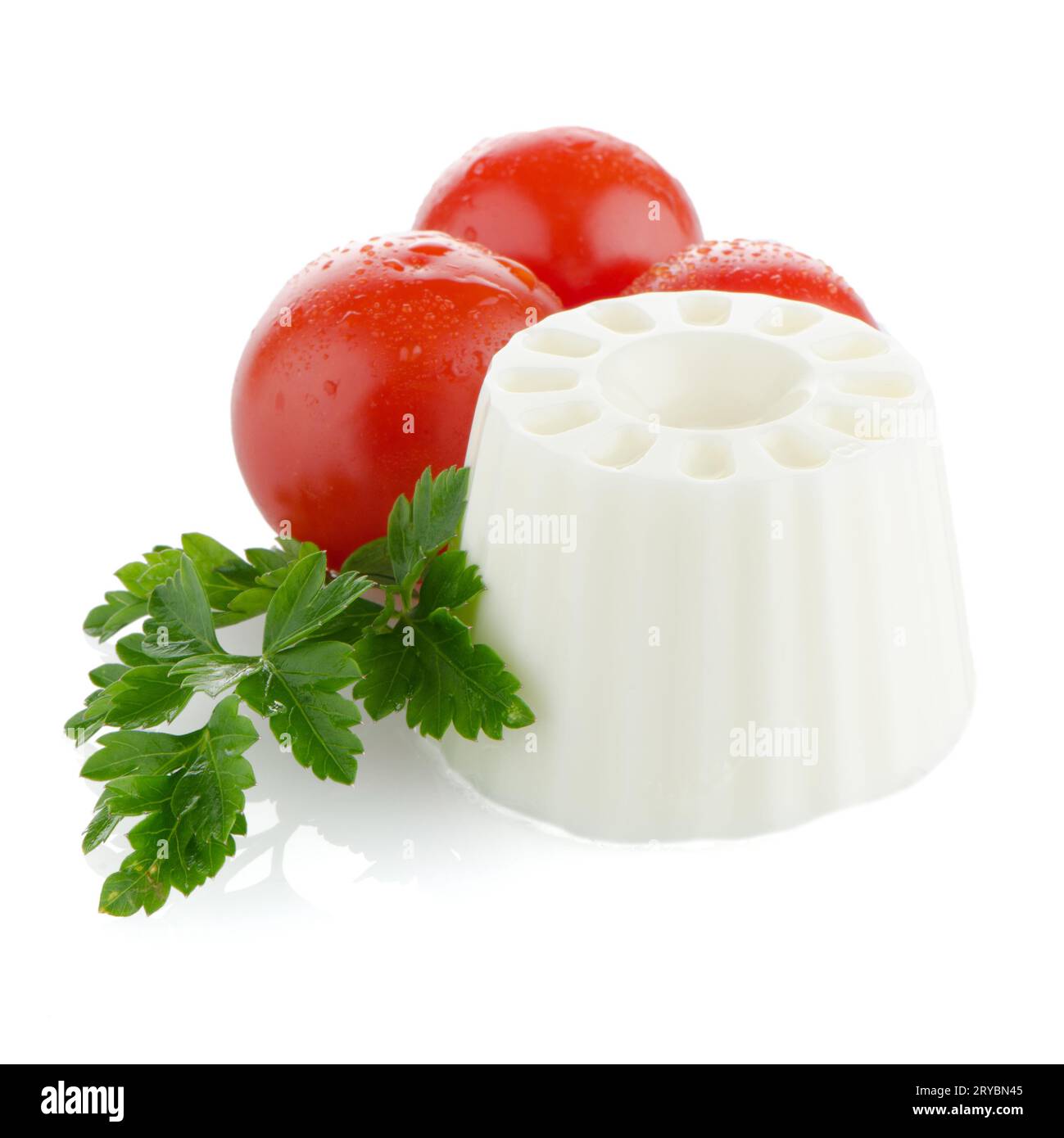 Fresh white cheese Cut Out Stock Images & Pictures - Alamy