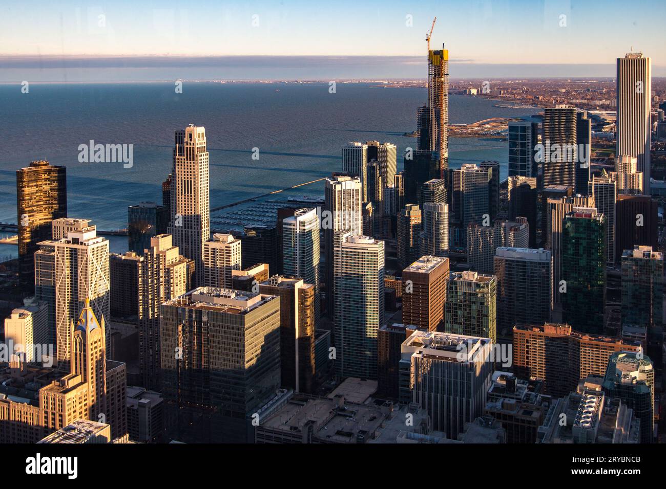 Chicago sunset cafe hi-res stock photography and images - Alamy