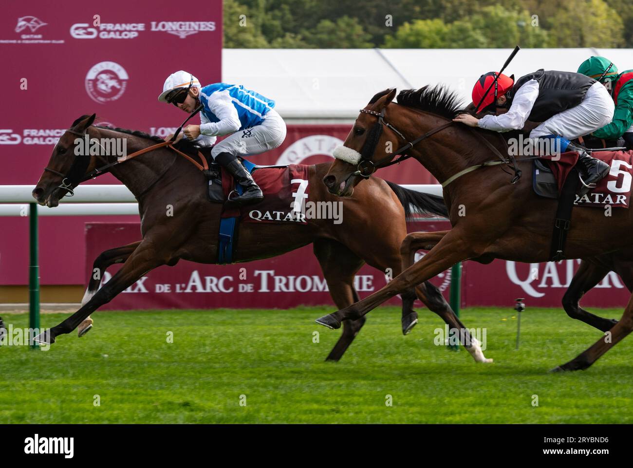 30th September 2023, Paris, France. Double Major and jockey Maxime ...
