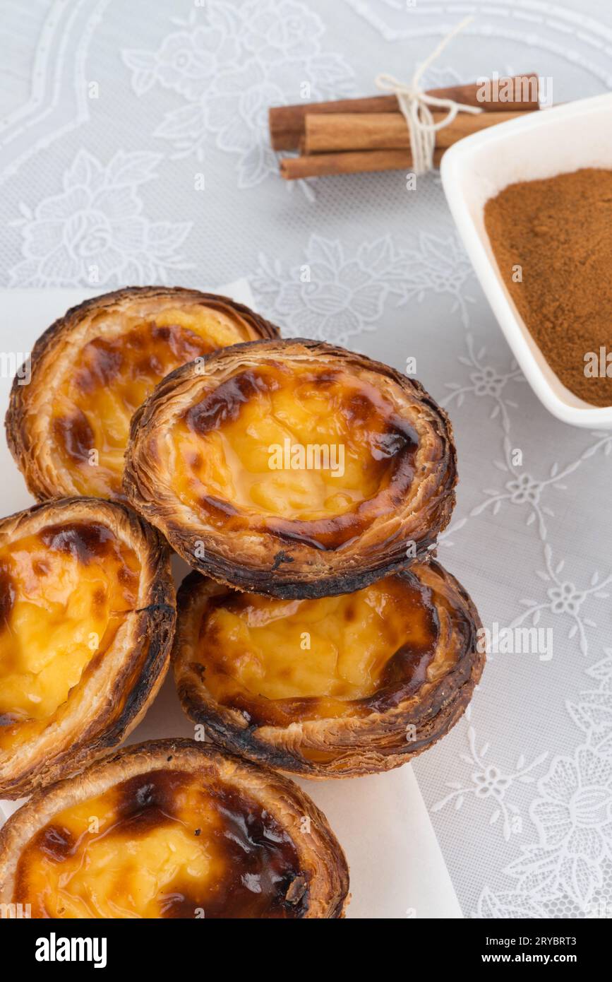 Portugal egg tarts pastel hi-res stock photography and images - Alamy