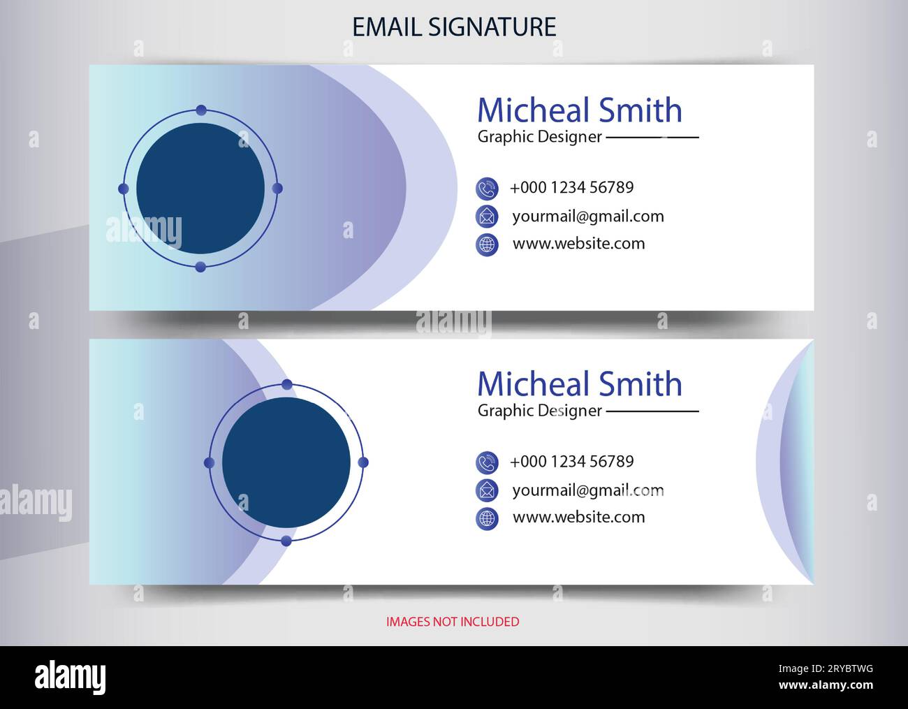 Contact signature Stock Vector Images - Alamy