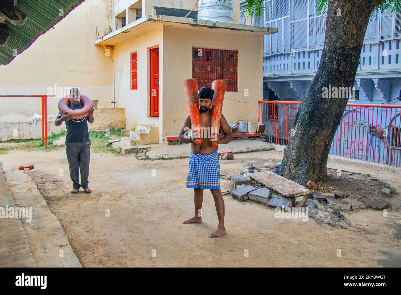 Traditional Indian Wrestler or Pahelwan Stock Photo - Alamy