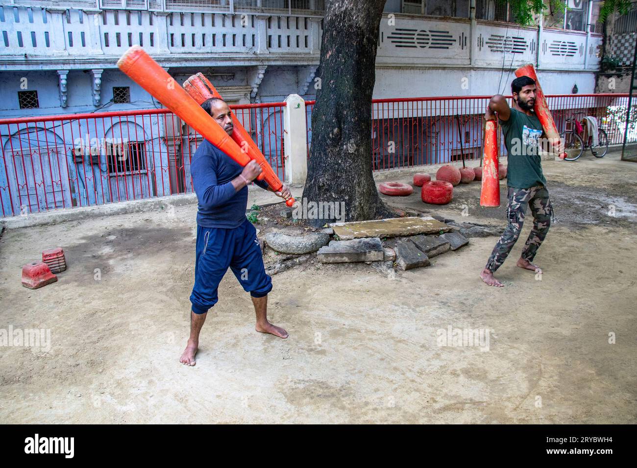 Traditional Indian Wrestler or Pahelwan Stock Photo - Alamy
