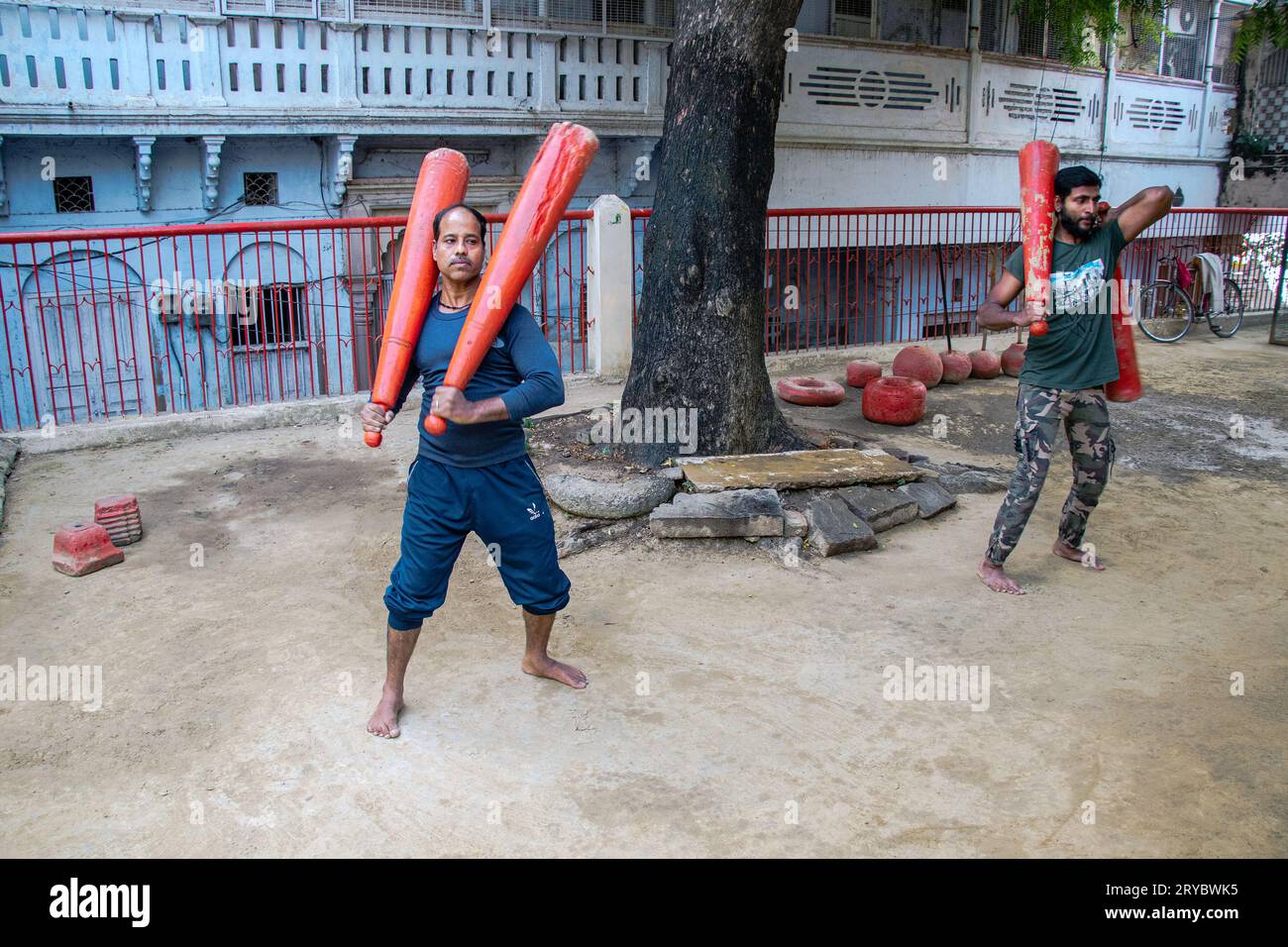 Traditional Indian Wrestler or Pahelwan Stock Photo - Alamy