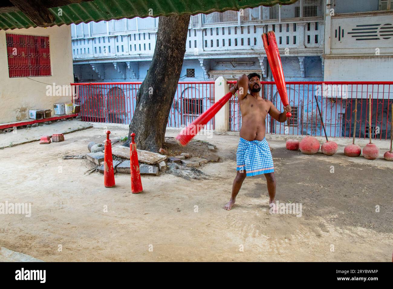 Traditional Indian Wrestler or Pahelwan Stock Photo - Alamy