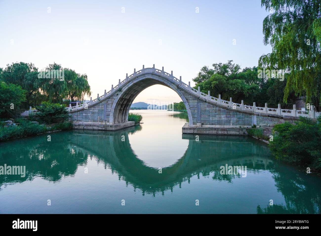 Beijing City, China - July 4, 2023: Stone Bridge Architecture Landscape ...