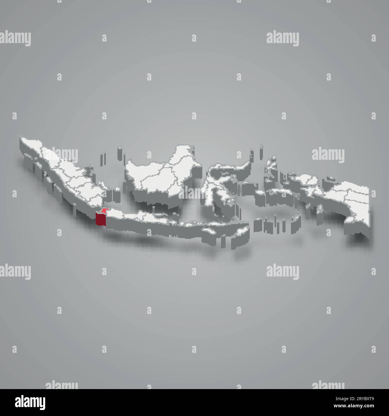 Banten province location Indonesia 3d isometric map Stock Vector Image ... Banten province location Indonesia 3d isometric map Stock Vector Image ...