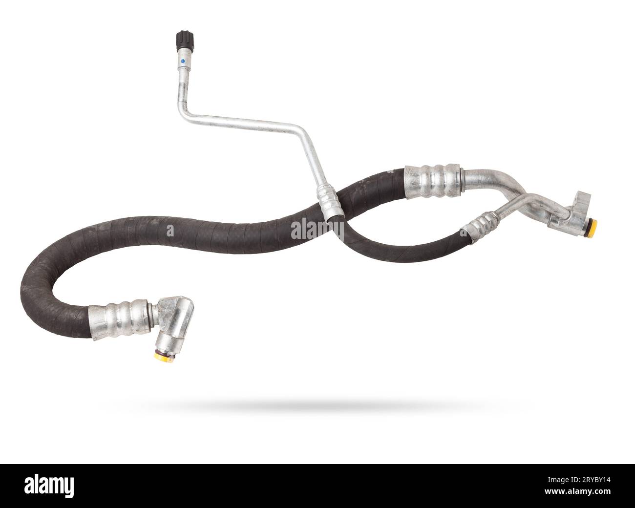 Air conditioning hose for supplying refrigerant or oil for cooling air ...