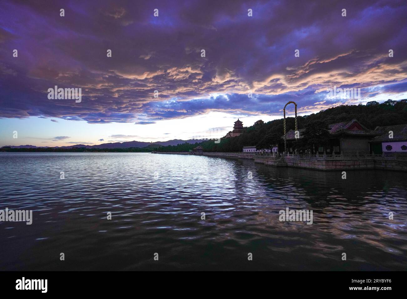 Kunming Lake Scenery of Summer Palace in Beijing Stock Photo - Alamy