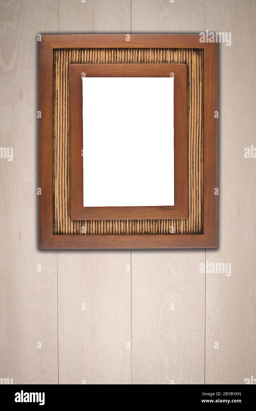 Frame painting wood gold hi-res stock photography and images - Alamy