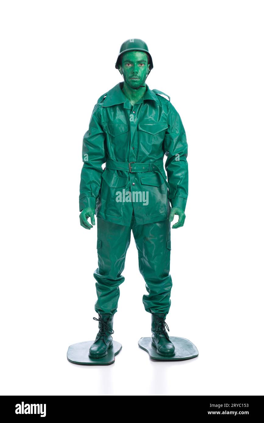 Toy armed soldier standing hi-res stock photography and images - Alamy