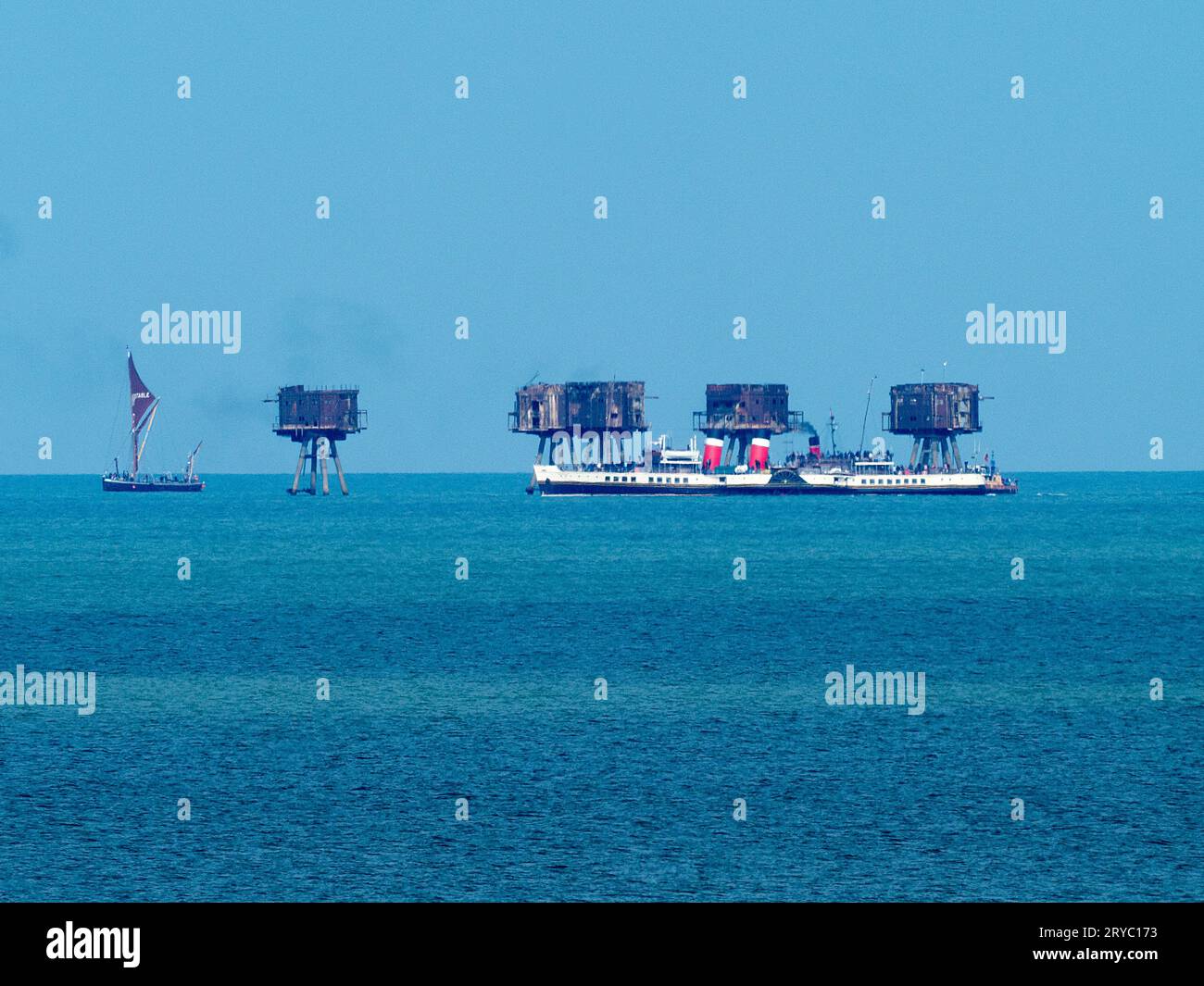 Warden, Kent, UK. 30th Sep, 2023. Historic vessels rendez-vous at Red ...