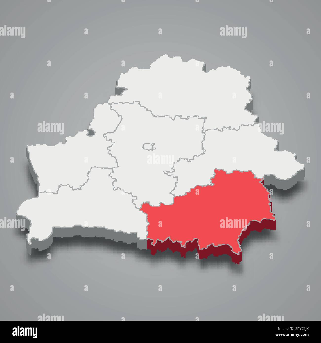 Gomel map hi-res stock photography and images - Alamy