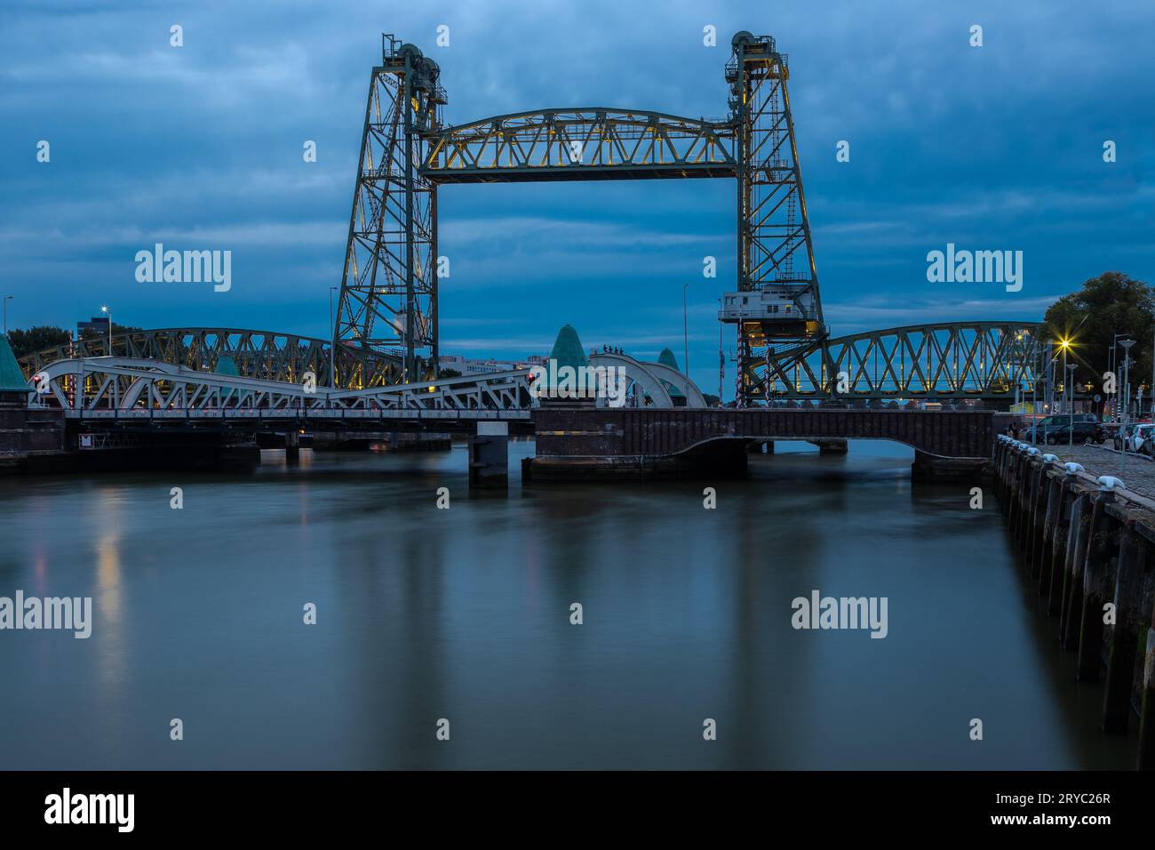 De Hef, officially Koningshaven Bridge, is a vertical-lift bridge over ...