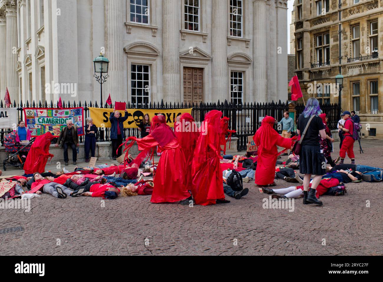 Climate change - Code red for change Stock Photo - Alamy