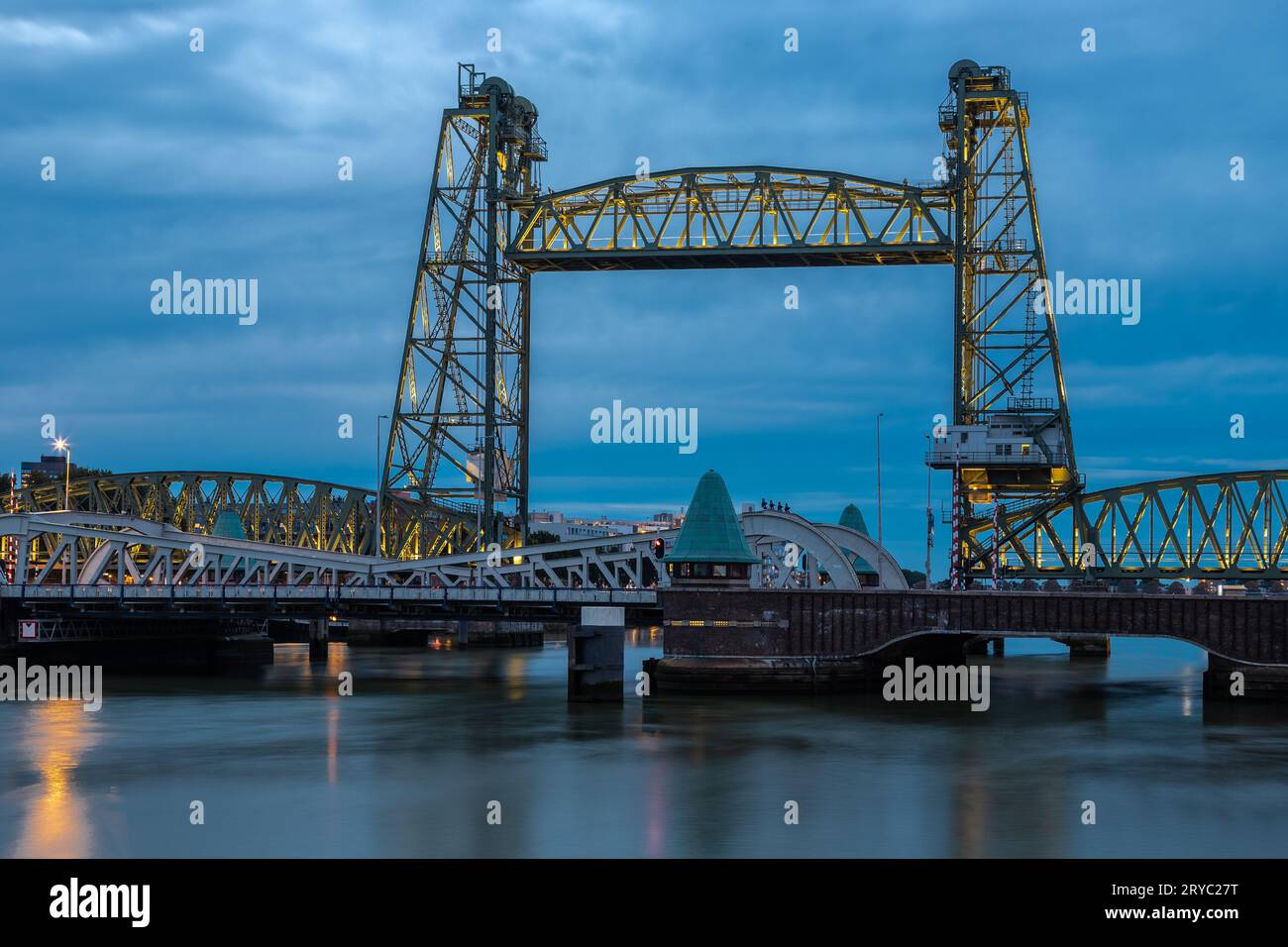 De Hef, officially Koningshaven Bridge, is a vertical-lift bridge over ...