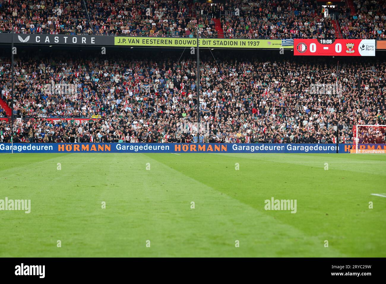 Rotterdam, Netherlands. 30th Sep, 2023. ROTTERDAM, NETHERLANDS - SEPTEMBER 30: Advertising board ...