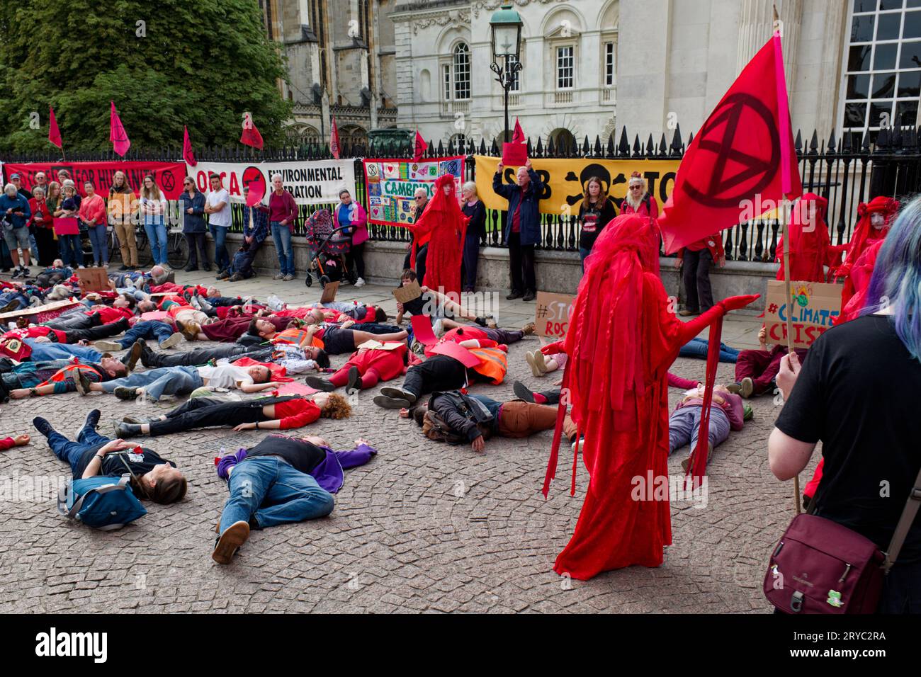 Climate change - Code red for change Stock Photo - Alamy