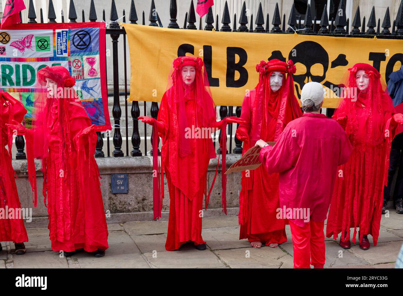 Climate change - Code red for change Stock Photo - Alamy
