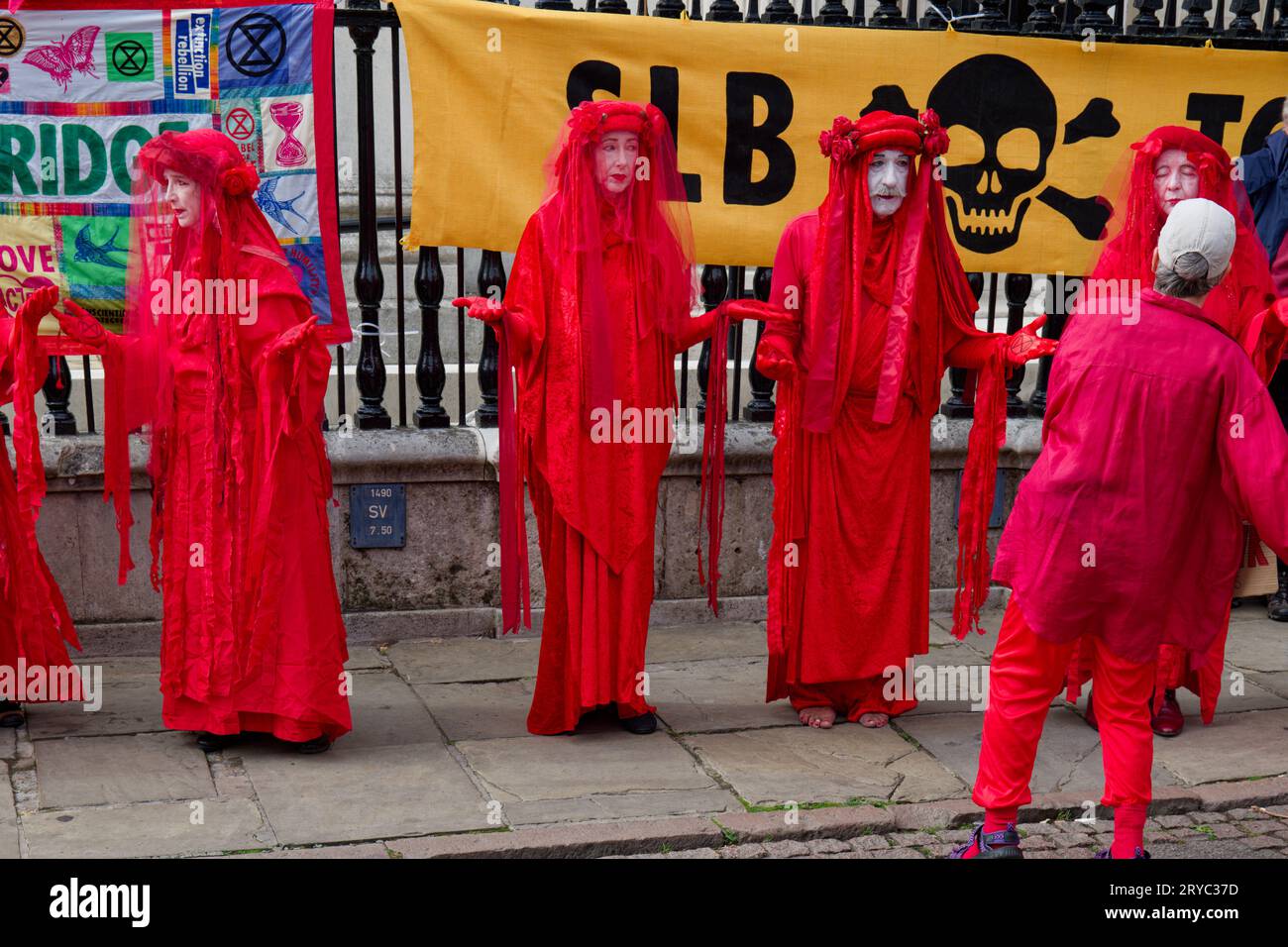 Climate change - Code red for change Stock Photo - Alamy