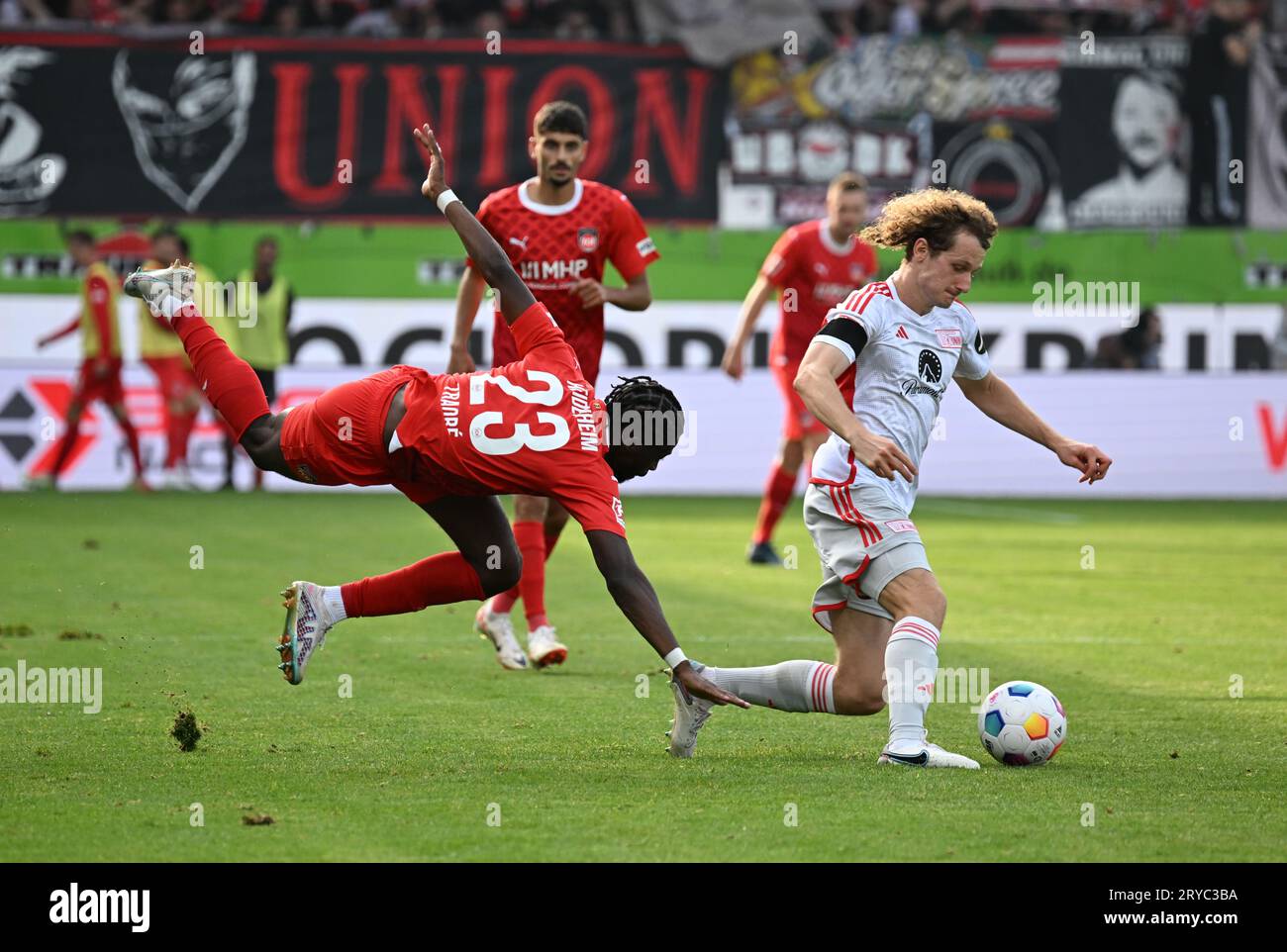 Heidenheim, Germany. 30th Sep, 2023. Soccer: Bundesliga, 1. FC ...