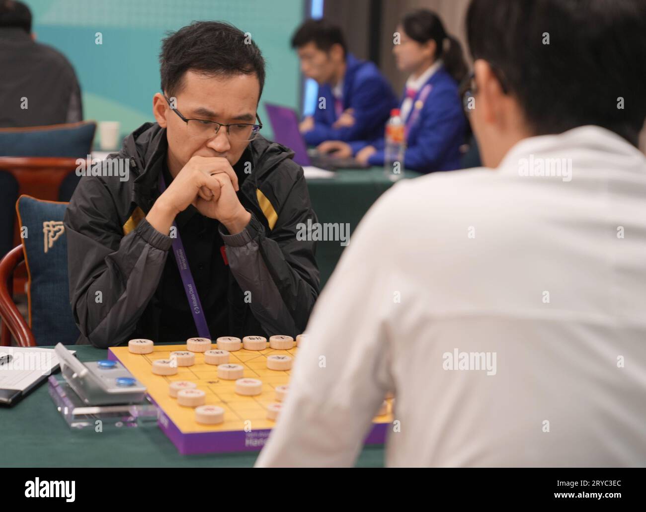 Hangzhou, China's Zhejiang Province. 30th Sep, 2023. Zhao Xinxin of ...