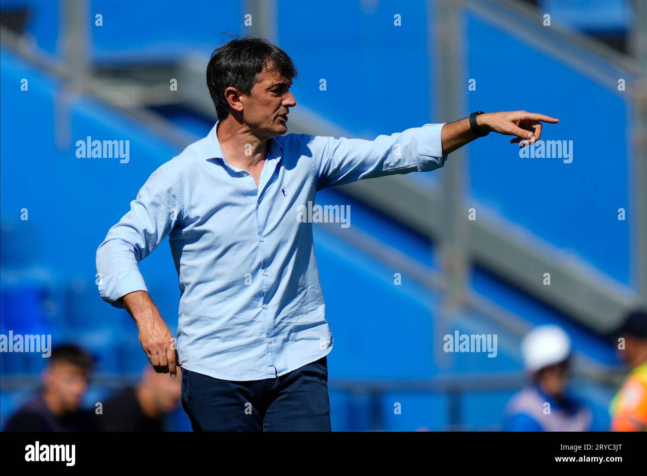 Getafe, Spain. 30th Sep, 2023. Vllarreal CF head coach Jose Rojo ...