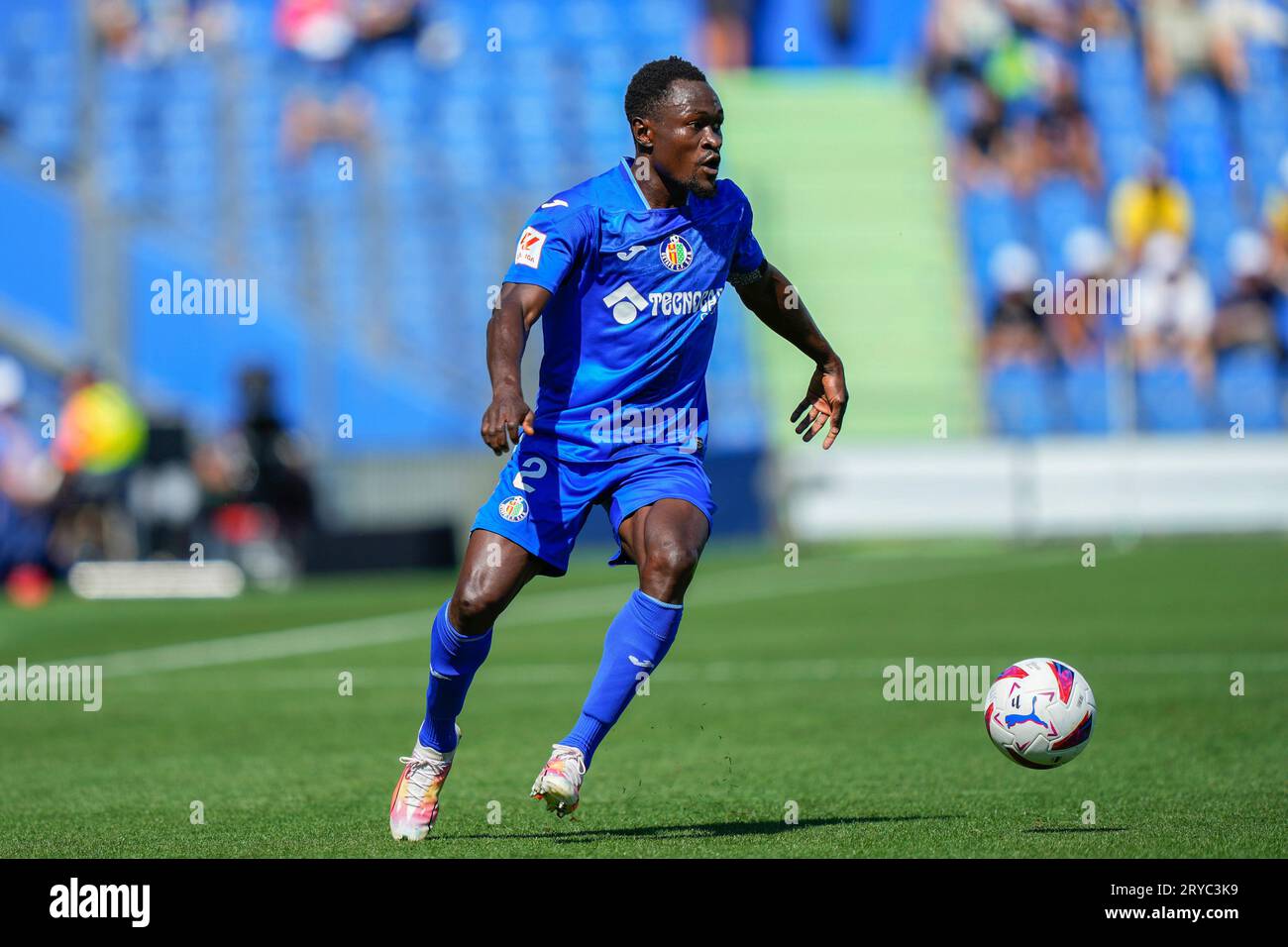 Getafe, Spain. 30th Sep, 2023. Djene Dakoman Ortega of Getafe CF during ...