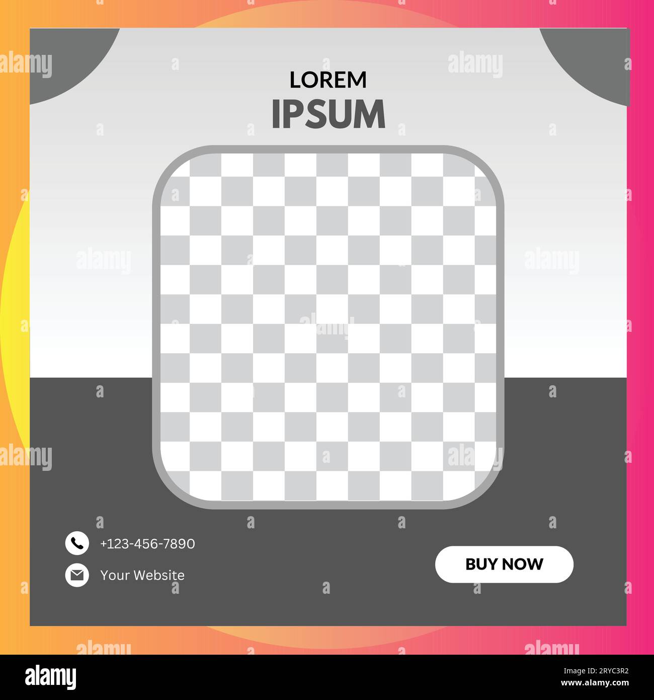 Editable square banners. Instagram post template design. Social Media ...