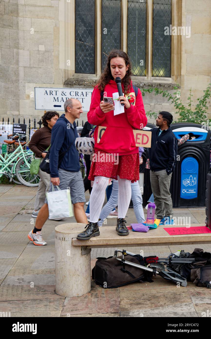 Climate change - Code red for change Stock Photo - Alamy