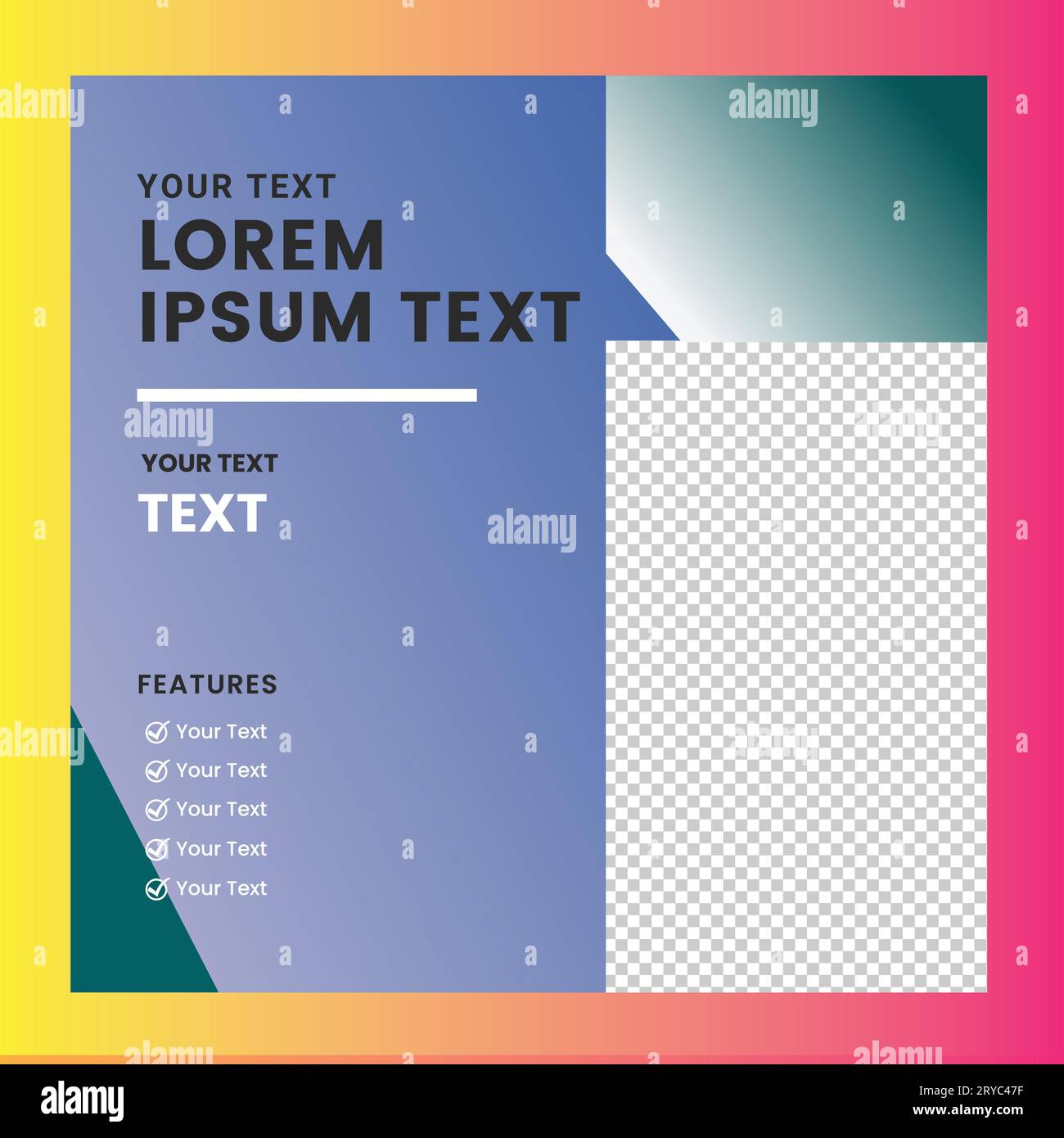 Editable square banners. Instagram post template design. Social Media Post Facebook Promotion ...