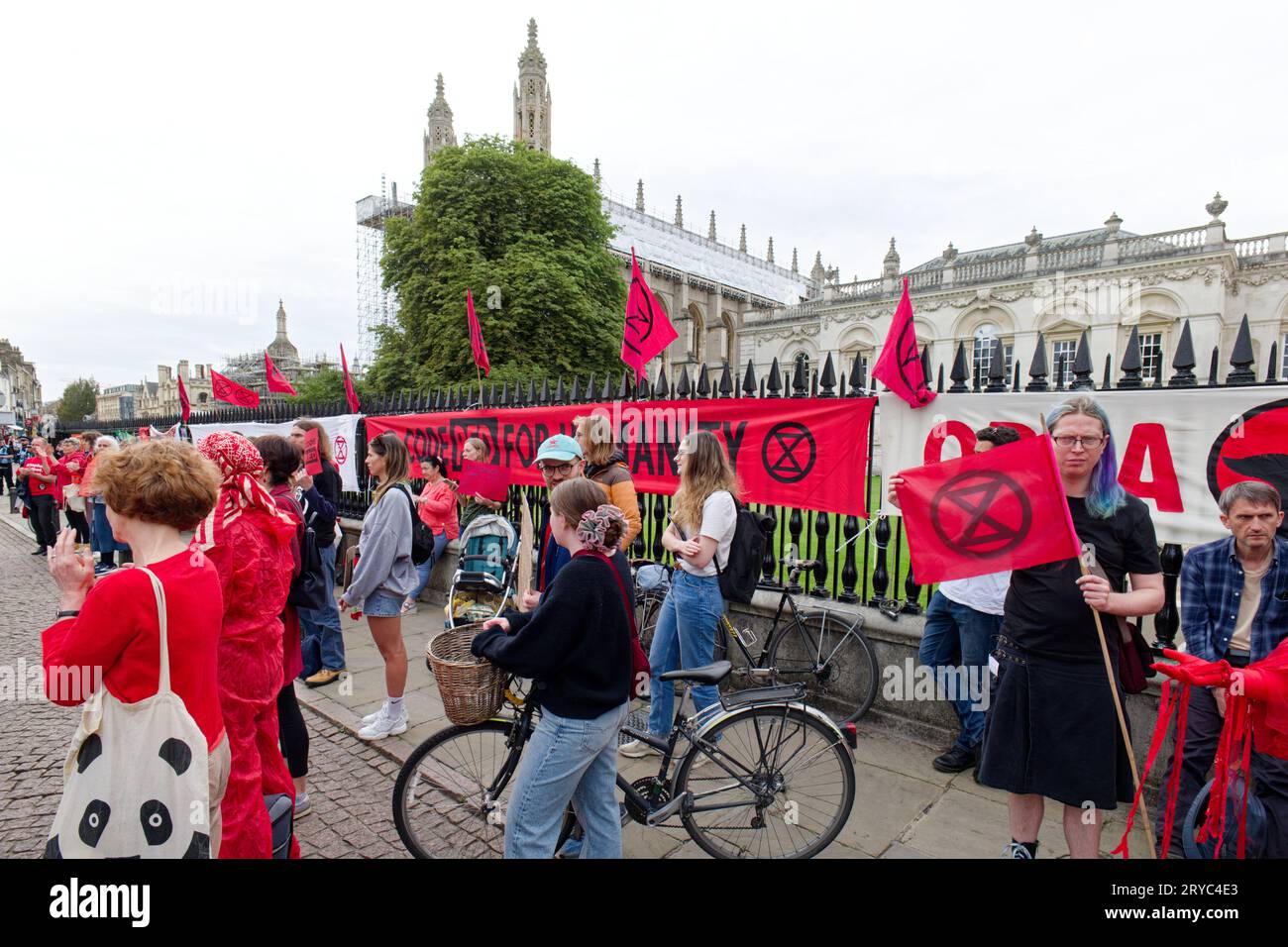 Climate change - Code red for change Stock Photo - Alamy