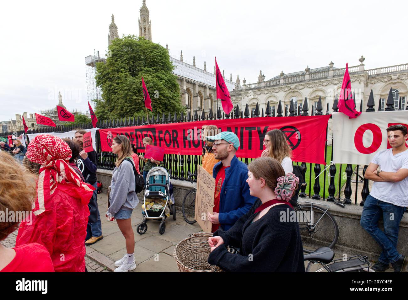 Climate change - Code red for change Stock Photo - Alamy