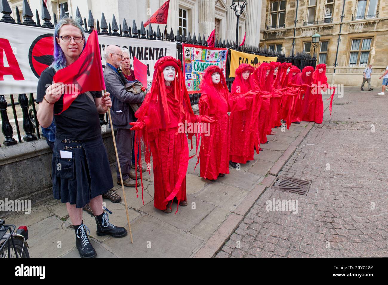 Climate change - Code red for change Stock Photo - Alamy