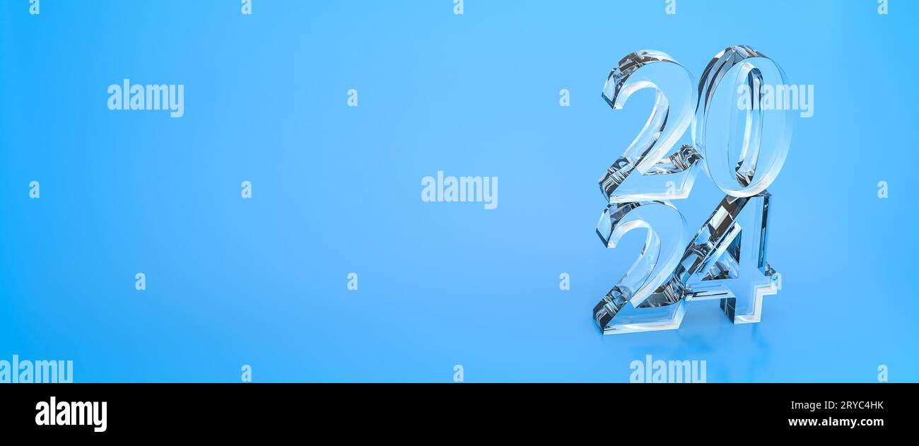 New year 2024 web banner hi-res stock photography and images - Alamy