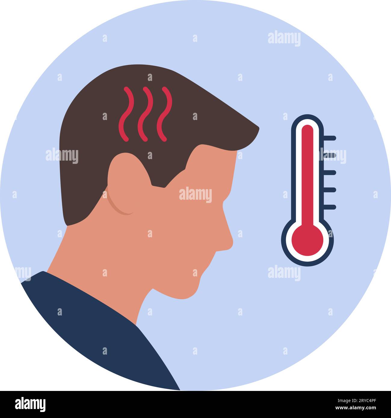 Fever vector vectors hi-res stock photography and images - Alamy